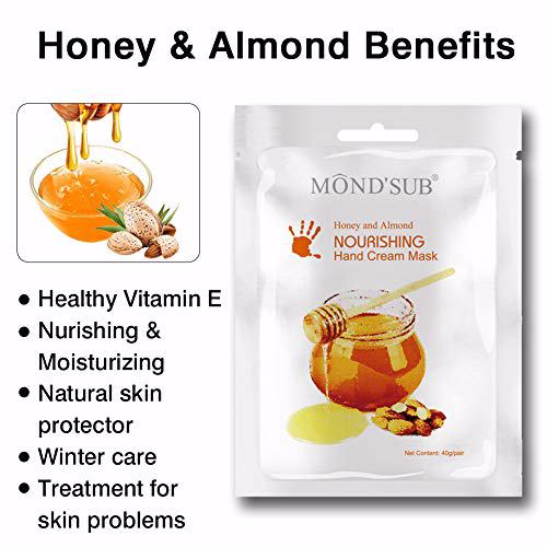 MOND'SUB Anti-Aging Hand Mask - Nuritious Honey and Almond Best ...