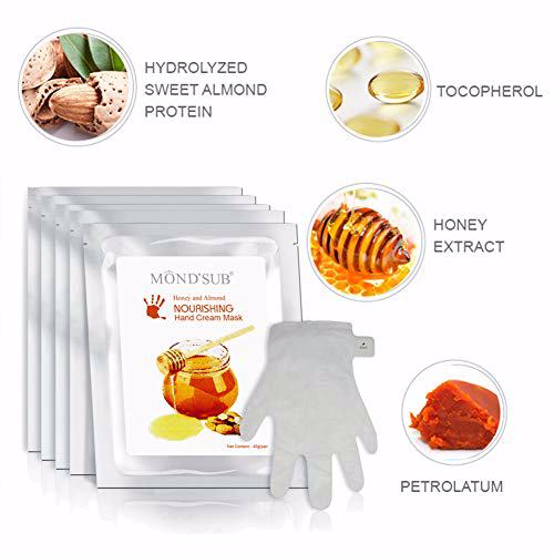 MOND'SUB Anti-Aging Hand Mask - Nuritious Honey and Almond Best ...