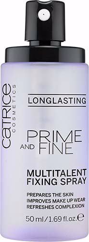 Catrice Prime and Fine Multitalent Fixing Spray Transparent Fast-Drying ...