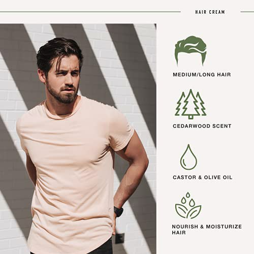 Hair Craft Co. Hair Cream Natural Finish + Light Hold Premium Men’s ...