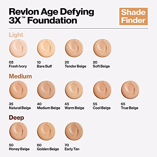 Revlon Age Defying 3X Makeup Foundation 055 Cool Beige - Nedysia