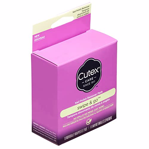 Cutex Swipe and Go Nail Polish Remover Pads (Pack of 4) - Nedysia