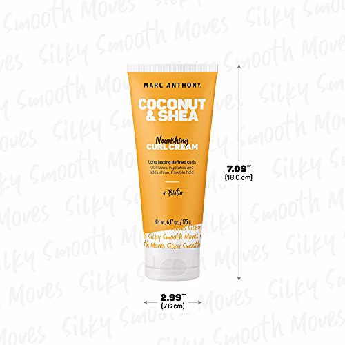 Marc Anthony Coconut Oil & Shea Butter Curl Defining Cream – Anti Frizz ...